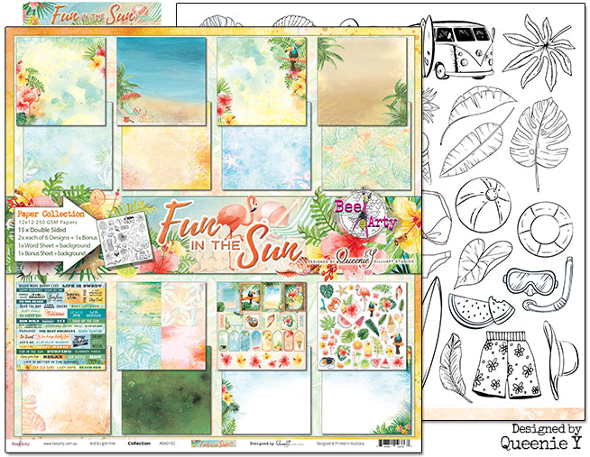 Fun In The Sun - Paper Collection Pack – Bee Arty