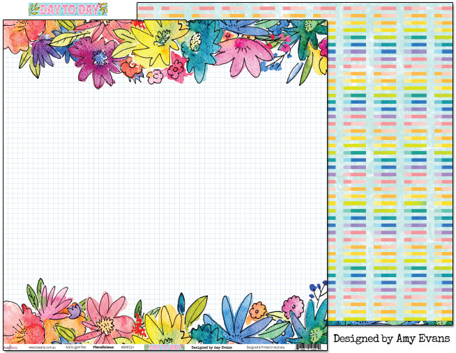Floralicious - 12"x12" Scrapbooking Paper – Bee Arty