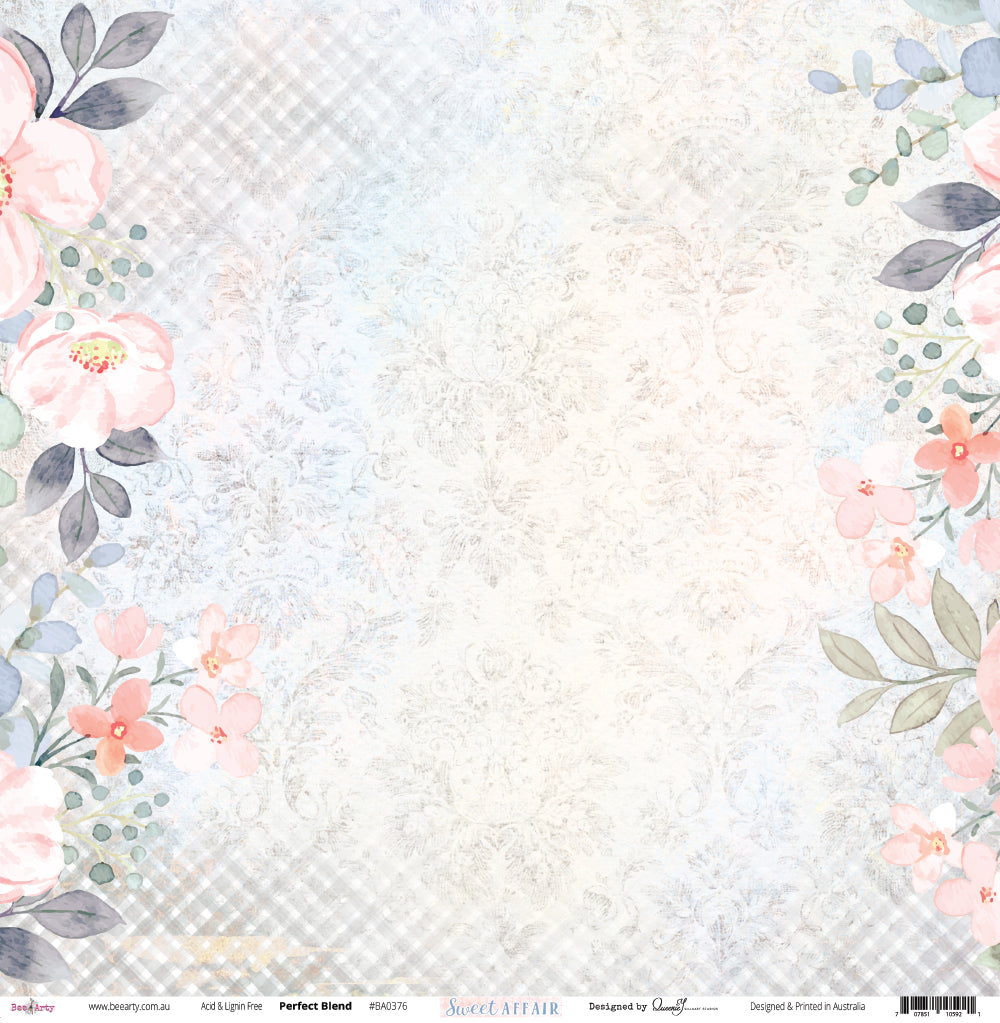 Perfect Blend - 12"x12" Scrapbooking Paper – Bee Arty