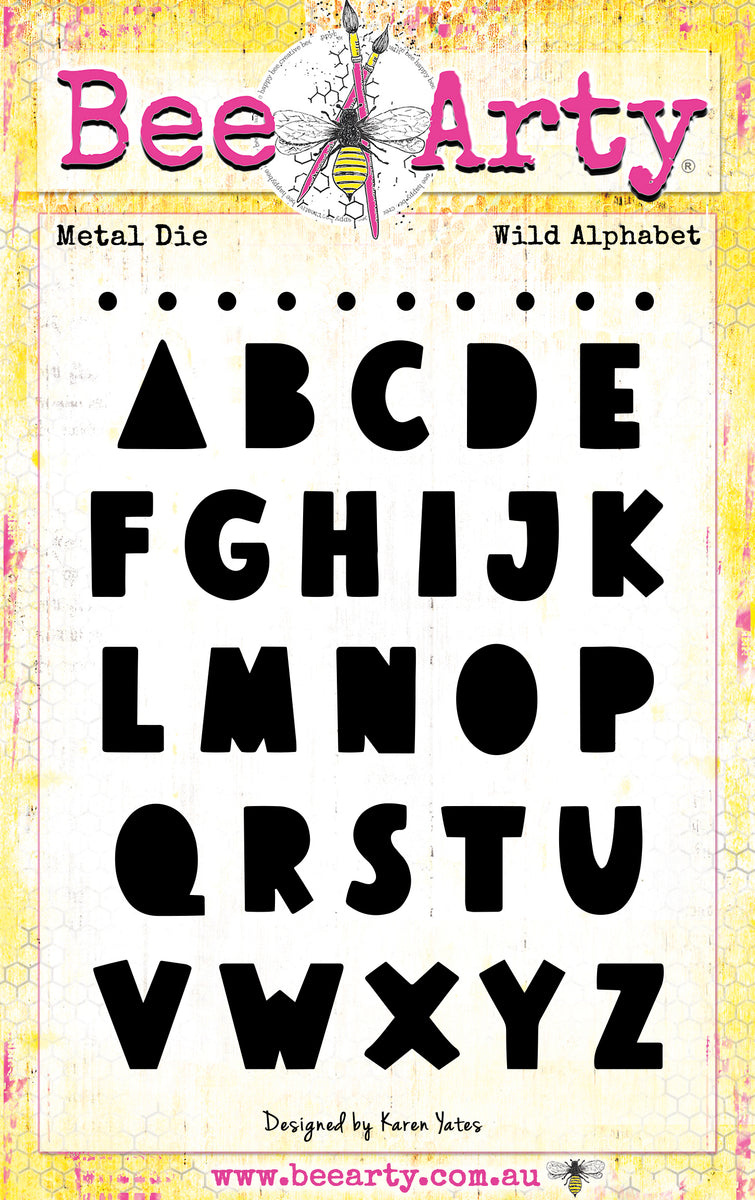Wild Alphabet - Metal Die – Bee Arty