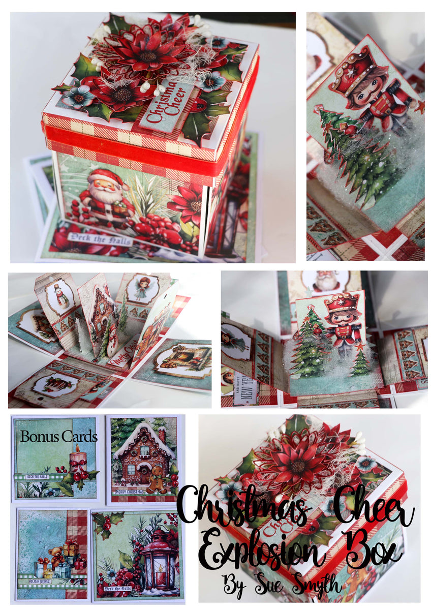 Christmas Cheer Explosion Box – Bee Arty